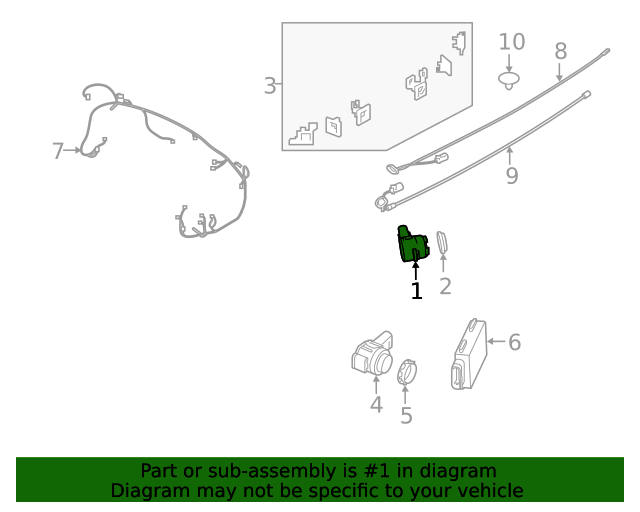 Genuine BMW 66-20-9-827-036 | Sensor | FREE Shipping on Most Orders ...