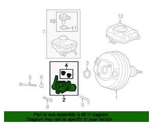 4G1-611-021-C - Brake Master Cylinder 2012-2018 Audi | AutoNationParts.com