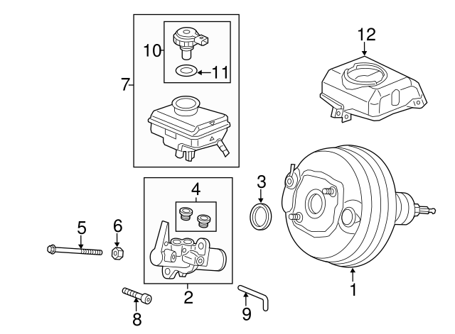 4G1-611-021-C - Brake Master Cylinder 2012-2018 Audi | AutoNationParts.com