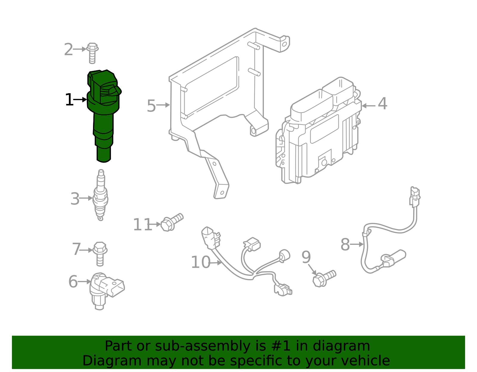 Genuine Ignition Coil for 2020-2025 Hyundai | Part# 27300-2S000 ...