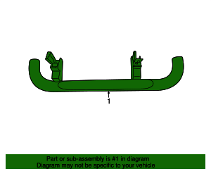 2019-2021 GM Running Board Step 84011359 | GM Parts Center