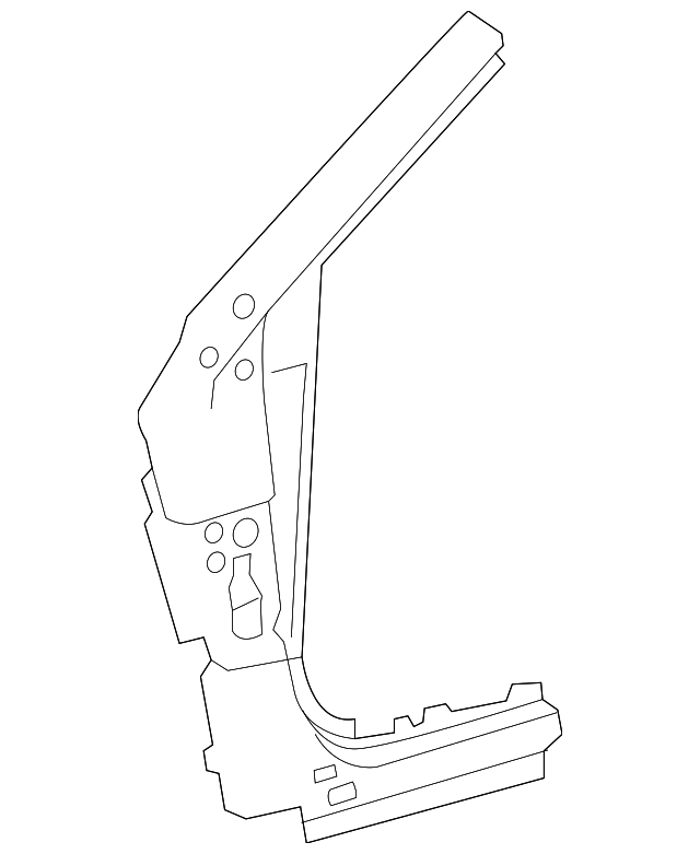 61109-07010 - Hinge Pillar Reinforced 2013-2014 Toyota Avalon | Longo ...
