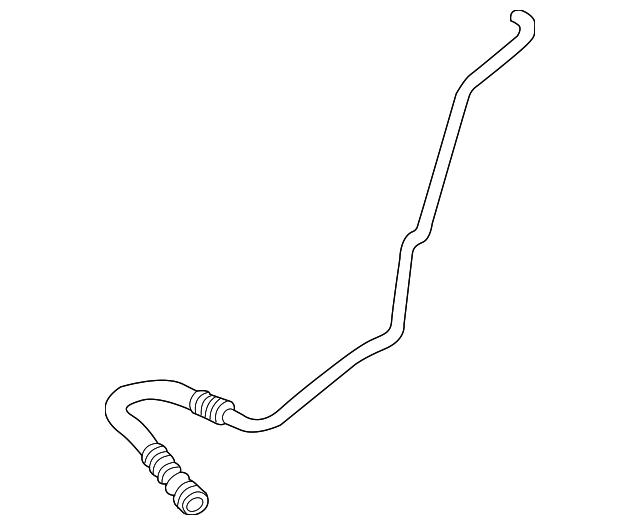 17227577646 - 2006-2008 BMW Z4 Cooler Line (17-22-7-577-646) | BMW of ...