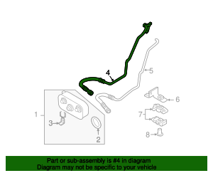 Genuine BMW 17-12-7-514-414 | Cooler Line | FREE Shipping on Most ...