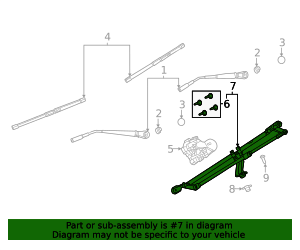 2021-2024 Ford Bronco Wiper Linkage M2DZ-17566-A | Blue Springs Ford Parts