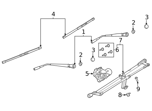 Wiper Components for 2022 Ford Bronco | TascaParts.com