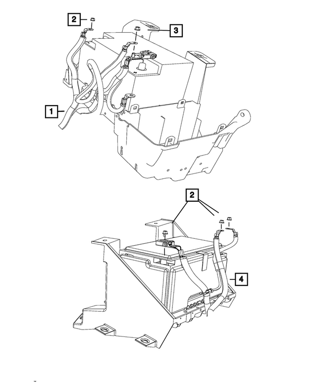 2013-2016 Ram Battery Wiring 68147498AC | QuirkParts