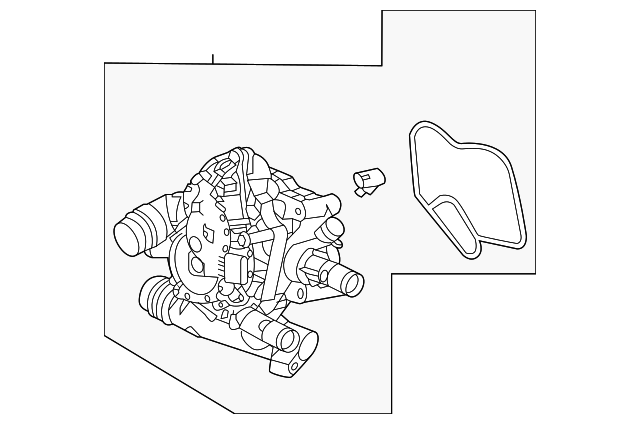 2020-2024 Hyundai Thermostat Housing 25600-2S001 | OEM Parts Online