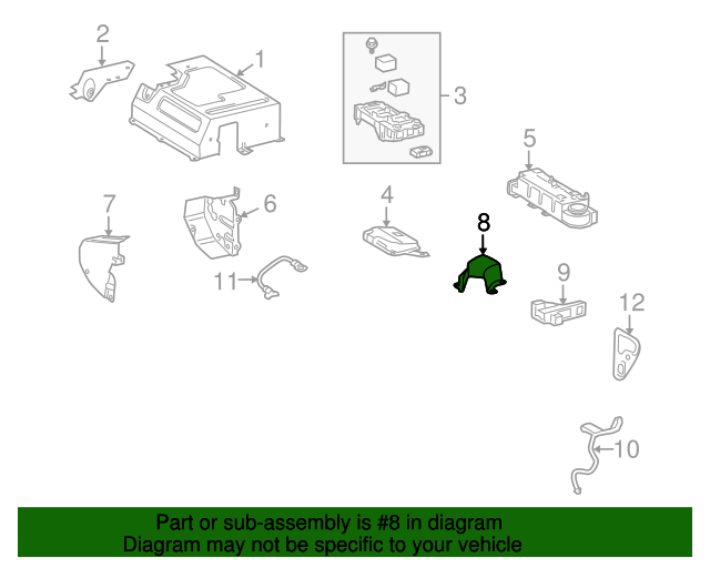 2010-2012 Lexus HS250h Access Cover G92T9-75010 | OEM Parts Online