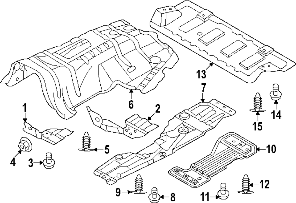 MB3Z-5811434-B - Filler Shield 2021-2024 Ford Bronco | Big 3 Auto Parts