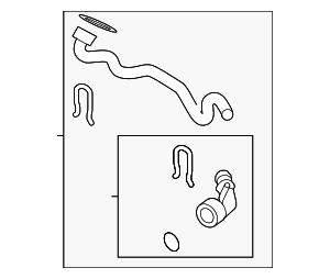 2008-2017 Volkswagen Upper Hose 3C0-122-101-GE | OEM Parts Online