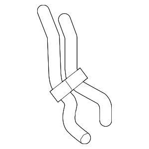 3C0-122-063-M - Engine Coolant Hose - 2008-2017 Volkswagen | VW Direct ...