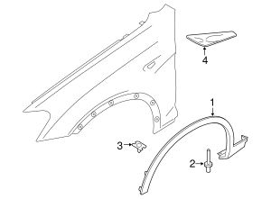51777210081 - 2011-2018 BMW Wheel Flare (51-77-7-210-081) | BMW of ...