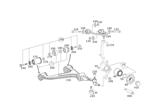 211-330-63-20 - Steering Knuckle 2004-2009 Mercedes-Benz | MB Parts Source