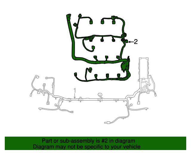 2013-2015 Ford Engine Wiring Harness DU5Z-12A581-BA | OEM Parts Online
