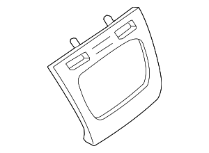 2010-2012 Ford Transit Connect Radio Bezel 9T1Z-18842-CB | OEM Parts Online