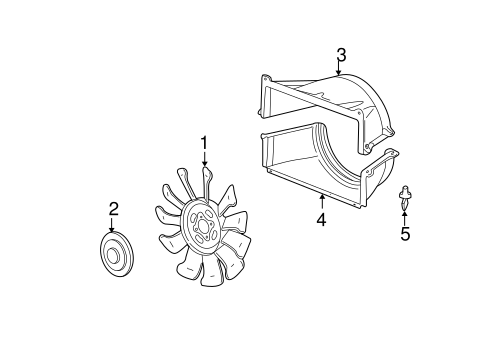 Cooling Fan for 2004 Chevrolet Silverado 1500 | Chevrolet Parts Canada