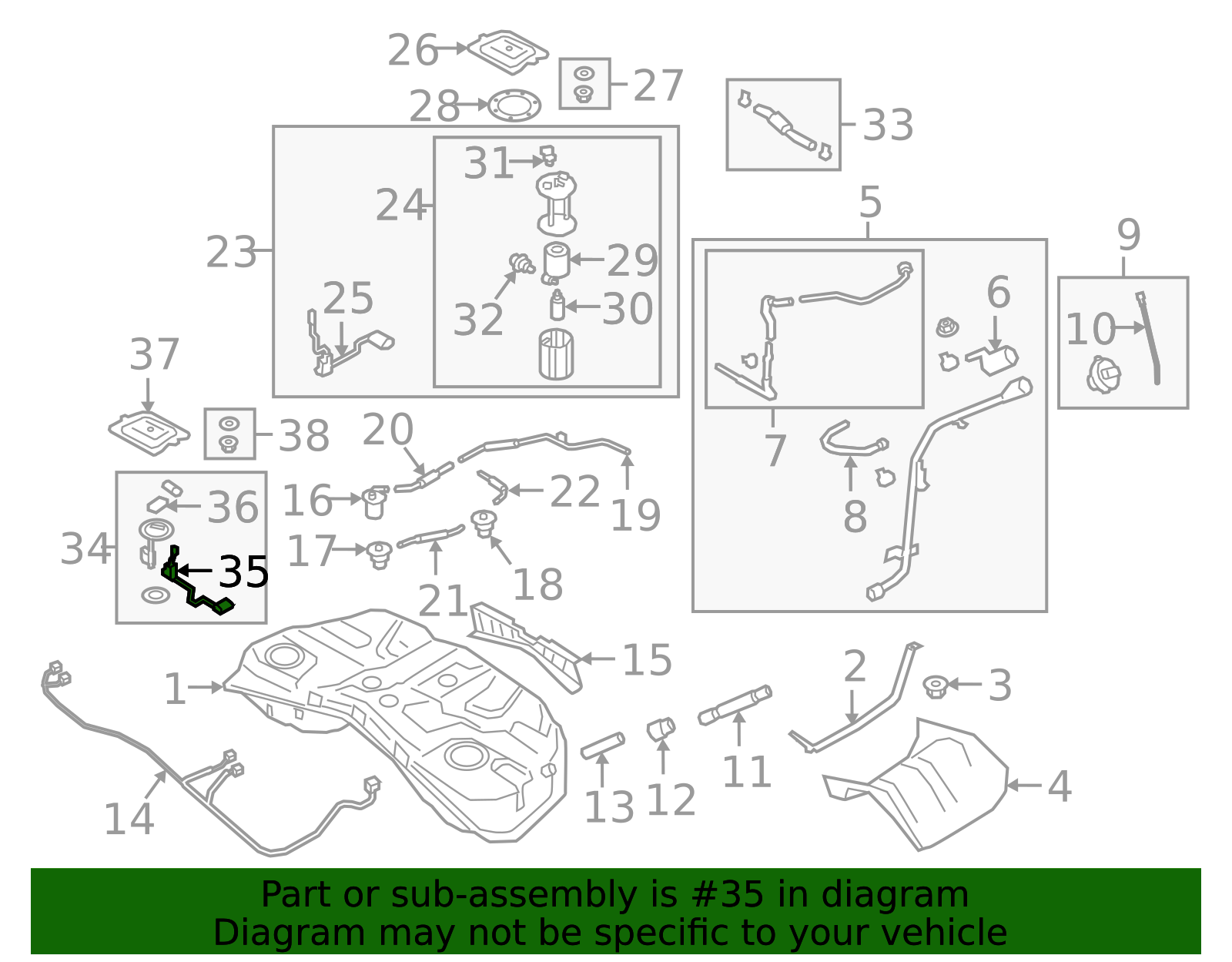 94460-D2700 - Level Sensor 2019-2020 Kia K900 | Kia.Parts Store