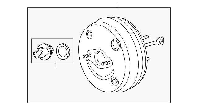 2007-2008 GM Power Brake Booster Assembly 19432808 | GM Parts Center