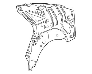 2014-2020 Chevrolet Impala Rear Driver Side Inner Quarter Panel ...