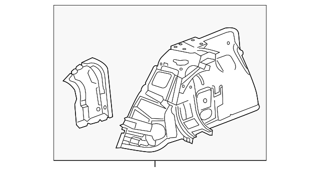 2013-2020 GM Inner Wheelhouse 22952238 | GMPartsDirect.com