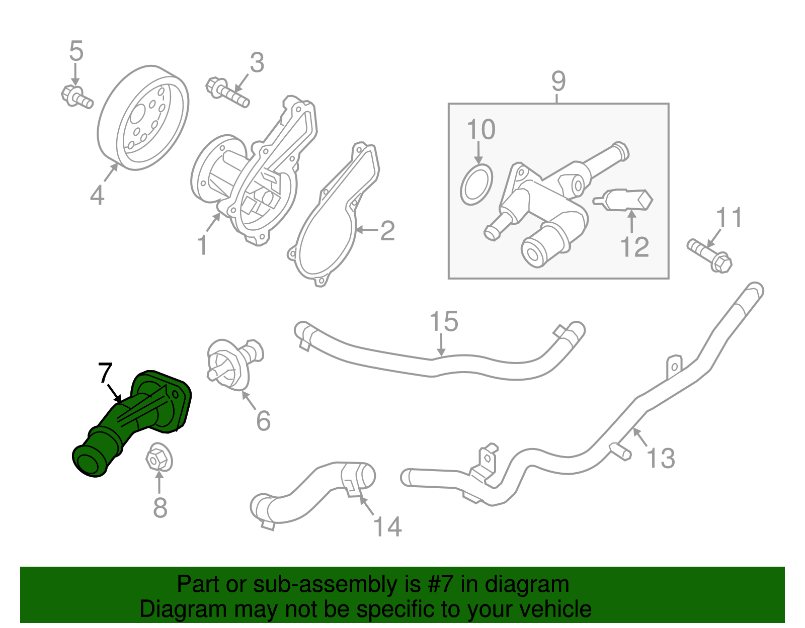 25631-2E100 - Water Inlet 2012-2019 Kia | Kia.Parts Store
