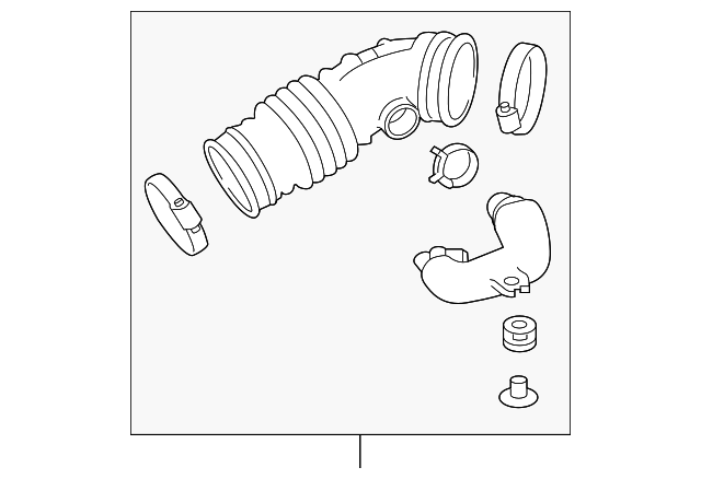2014-2015 Infiniti Q50 Air Inlet Duct 16576-4GB1A | OEM Parts Online