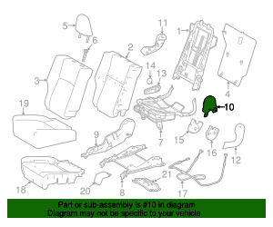 2013-2018 Toyota RAV4 Cushion Shield 71828-0R050-C0 | Toyota Parts Center
