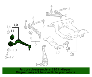 2014-2021 Mercedes-Benz Lateral Arm And Ball Joint Assembly 217-330-52 ...
