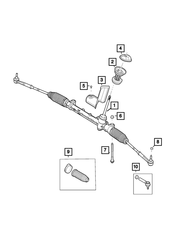 MOPAR GENUINE STEERING COLUMN SHAF FLANGE - 68246947AB - 68246947AB ...