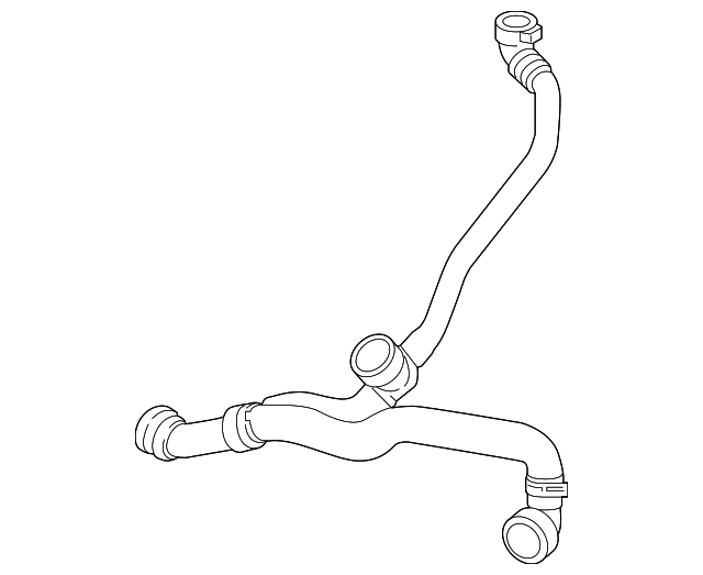 213-501-08-82 - Coolant Hose 2018-2020 Mercedes-Benz | Mercedes-Benz ...