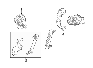 37146871399 - 2007-2019 BMW Level Sensor Rear Bracket (37-14-6-871-399 ...