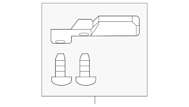 2016-2020 Toyota Mirai Repair Bracket 81195-62020 | Toyota Parts Center