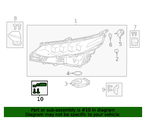 81196-62020 - Headlight Bracket 2016-2020 Toyota Mirai | Longo Toyota Parts