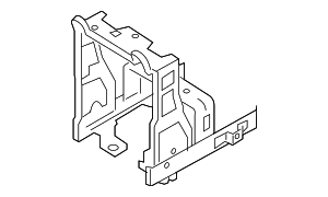 84630-3F005 - Center Console Rear Bracket 2007-2009 Kia Amanti | Kia ...