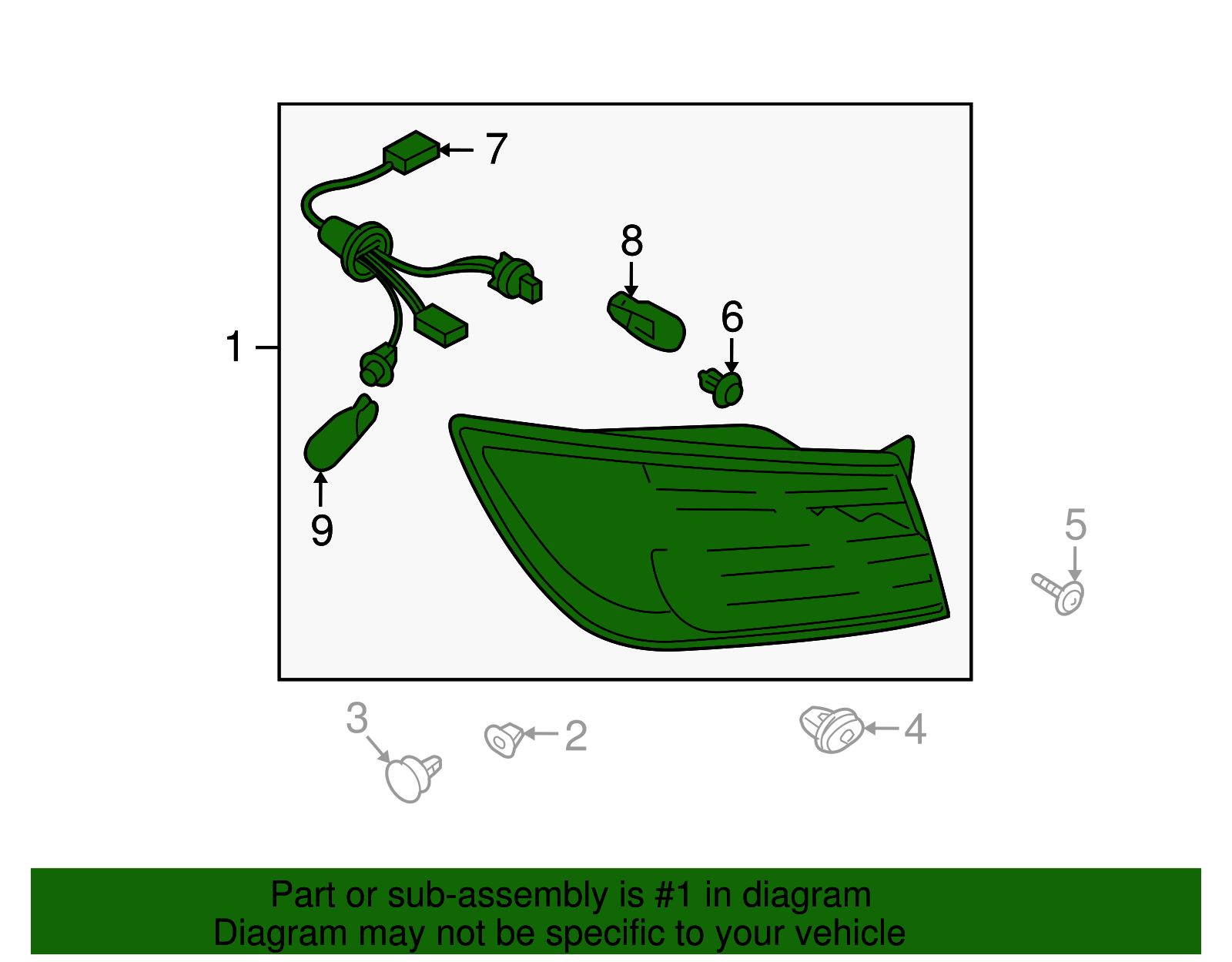 2010-2012 Mazda CX-9 Tail Lamp Assembly TE69-51-160E | Mazda-Parts