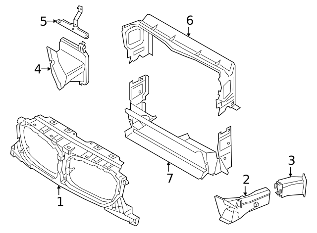 51748082957 - 2022 BMW X4 Air Flow Tube (51-74-8-082-957) | BMW of ...