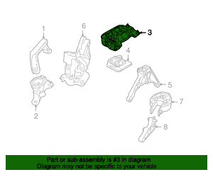 31316498 - Engine Mount 2006-2013 Volvo | AutoNationParts.com