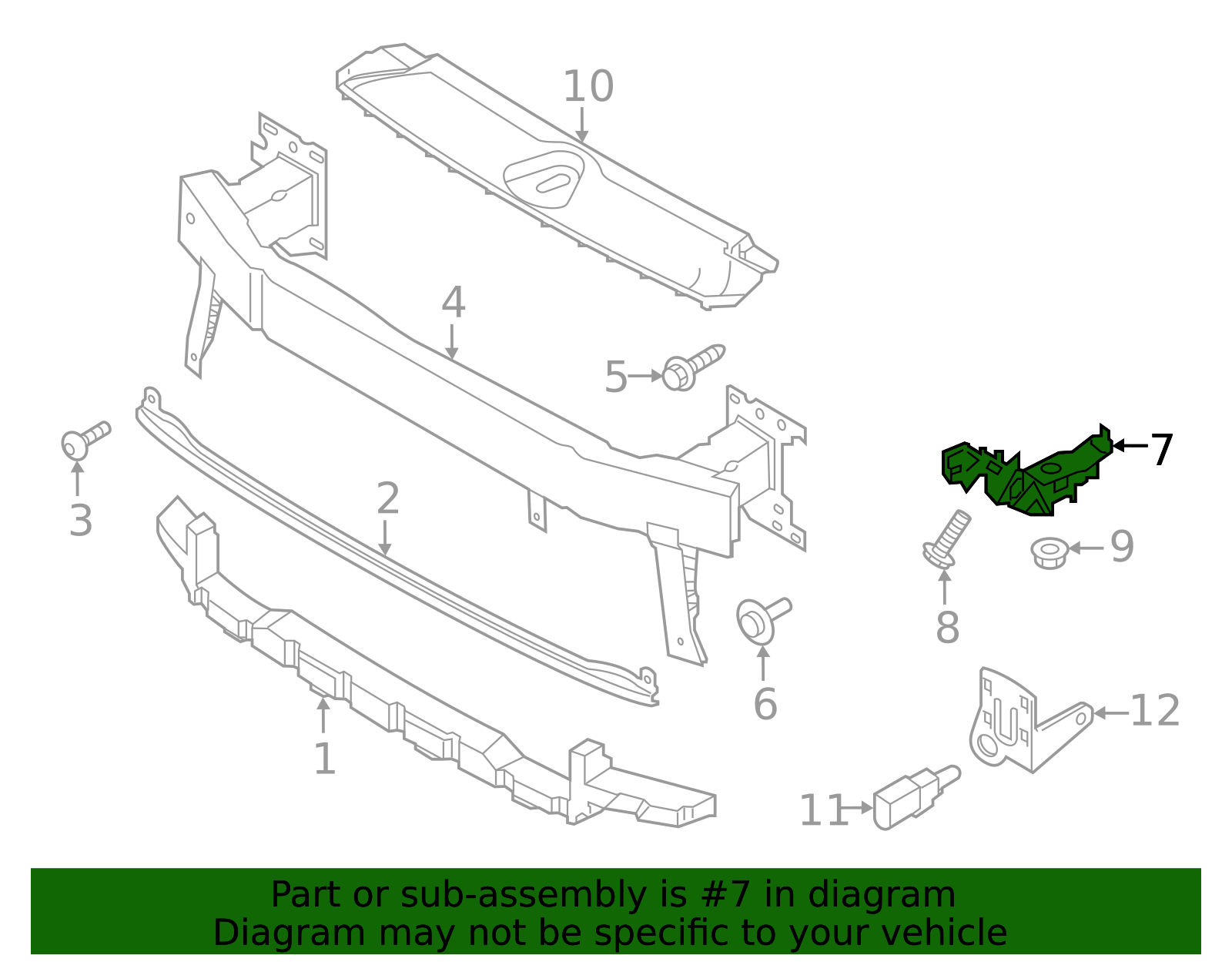 2019-2024 Audi Q3 Bumper Guide 83A-807-184 | OEM Parts Online