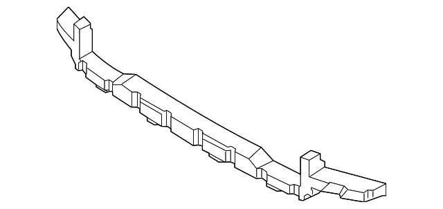 83A-807-550-A - Bumper Impact Absorber 2019-2024 Audi Q3 | Audi OEM Parts