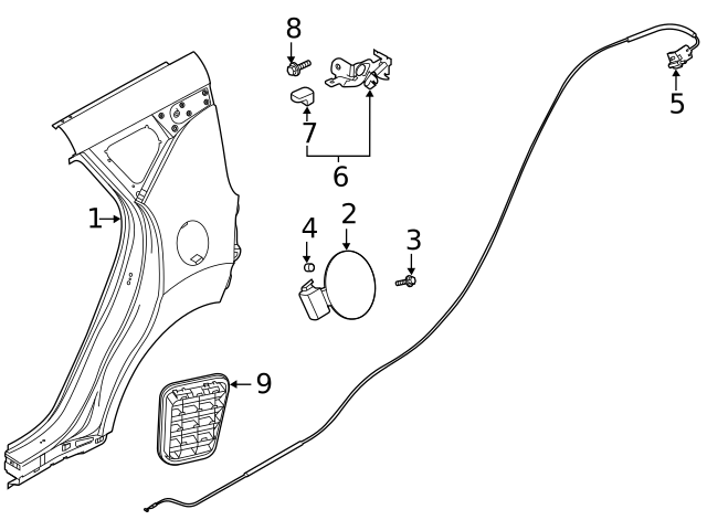 97510-H0200 - Pressure Vent 2020-2023 Kia | Kia.Parts Store