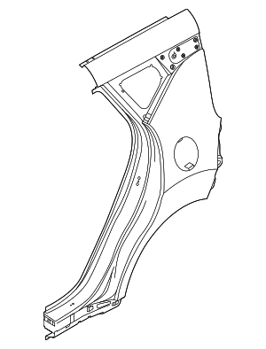 71503-K0C00 - Quarter Panel 2020-2024 Kia Soul | Kia.Parts Store