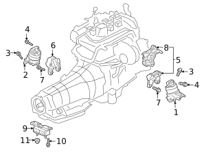 2018-2024 GM Front Lower Suspension Control Arm Front Bolt 11548893 GM ...