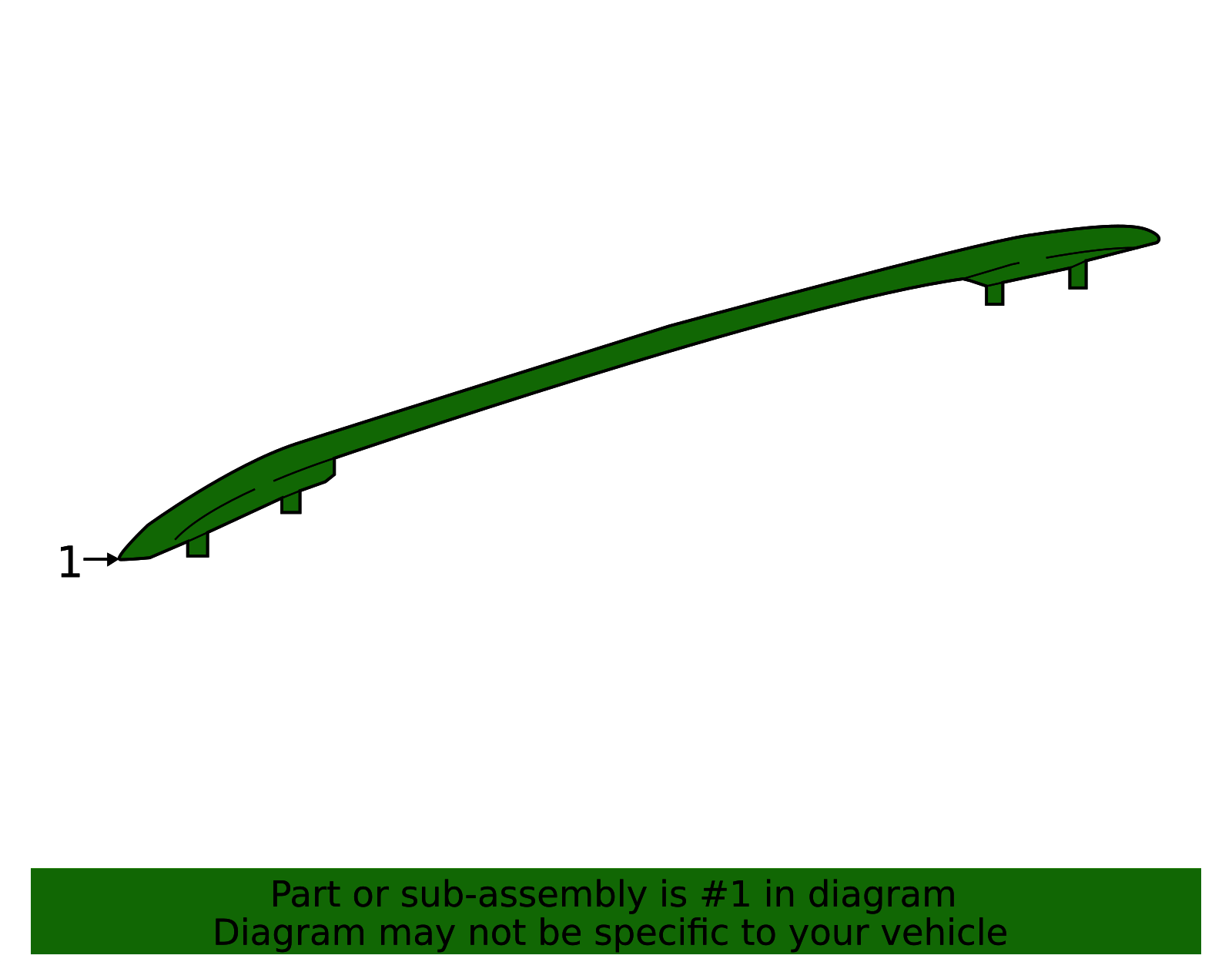 2GJ-860-026-B-IIT - High-Quality Roof Luggage Carrier Side Rail for ...