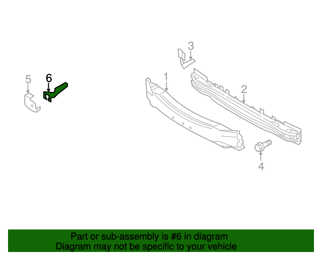 2014-2018 Volvo Bracket 31349723 | TascaParts.com