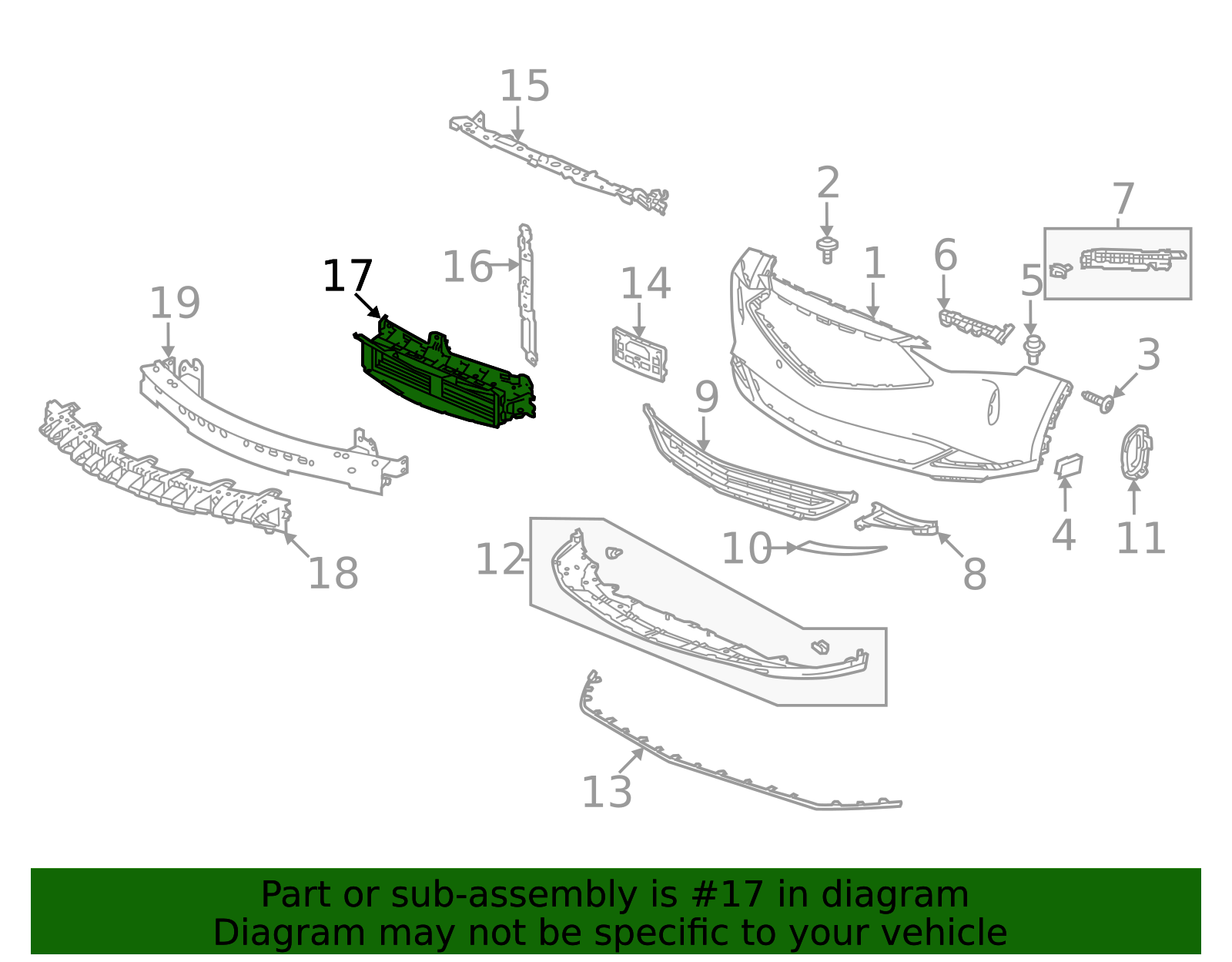 Genuine OEM Acura - Radiator Shutter Assembly Part# 71350-TYA-A01 ...