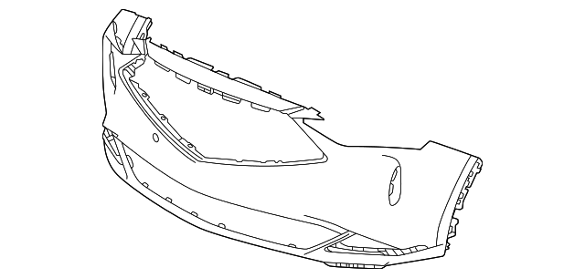 Genuine OEM Acura - Bumper Cover Part# 04711-TYA-A10ZZ | Acura Parts ...