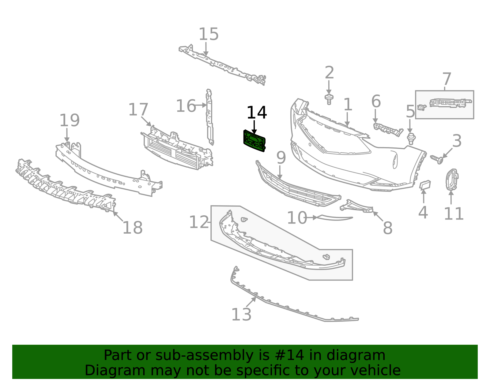 2022-2024 Acura MDX License Bracket 71180-TYB-A00 | OEM Parts Online
