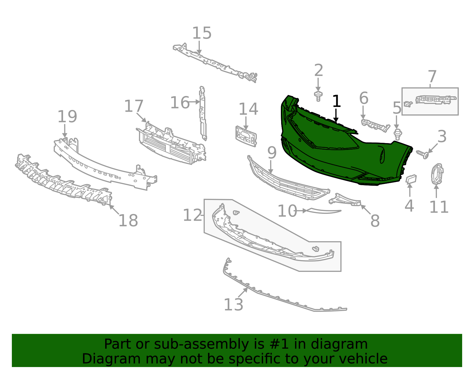 2022-2024 Acura MDX Bumper Cover 04711-TYA-A10ZZ | OEM Parts Online