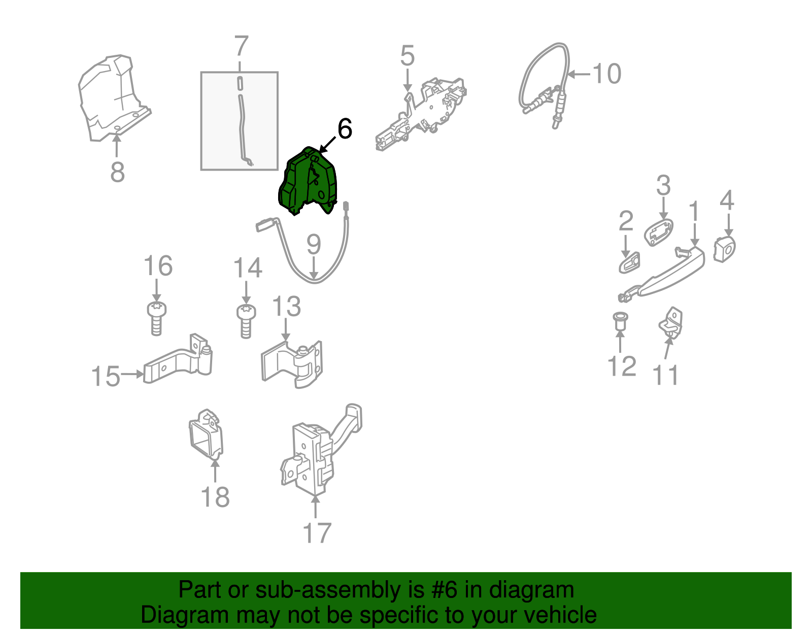 51227229459 - 2009-2020 BMW Lock Actuator (51-22-7-229-459) | BMW of ...
